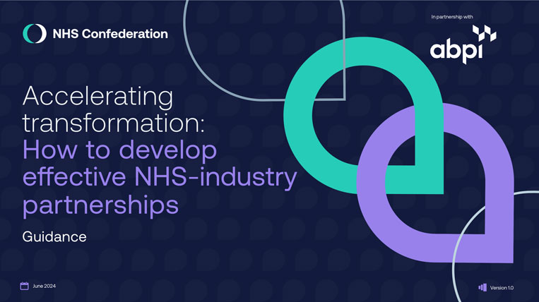Accelerating transformation: How to develop effective NHS-industry ...